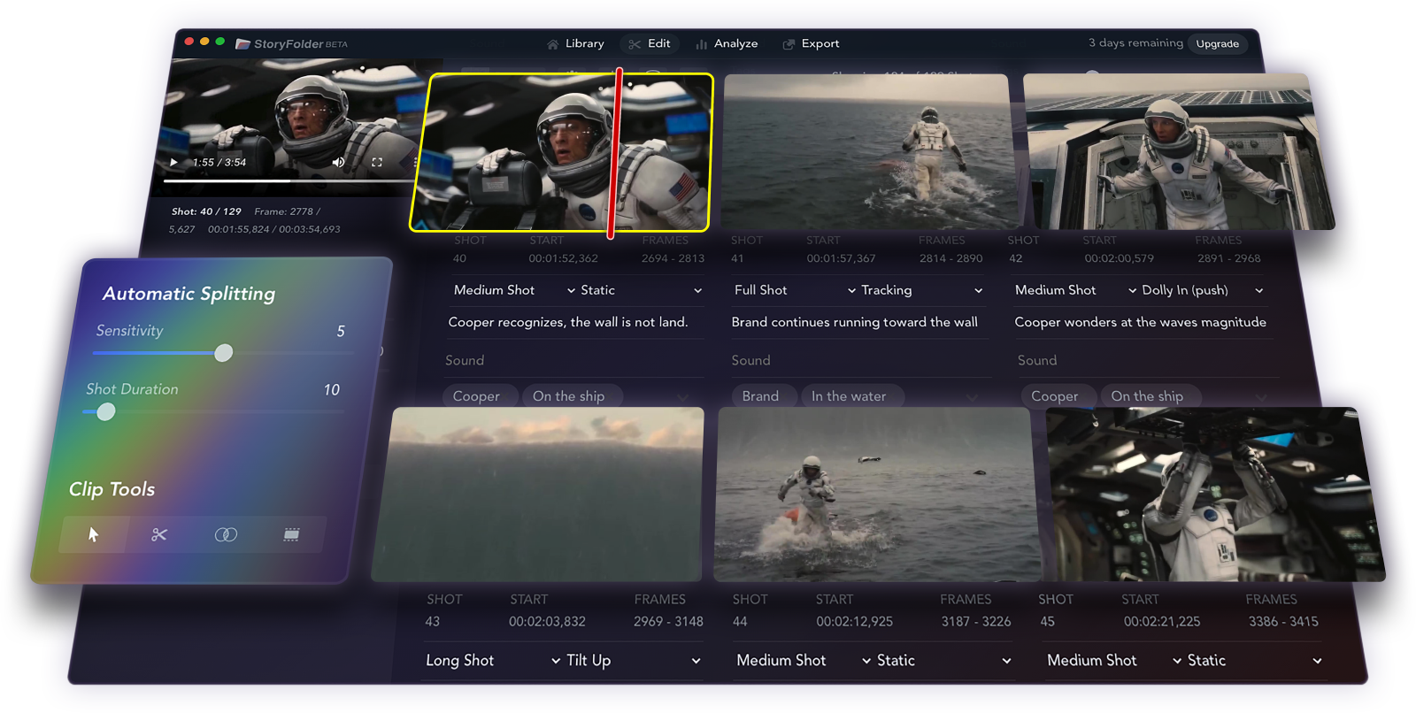 Free Storyboard Software | StoryFolder